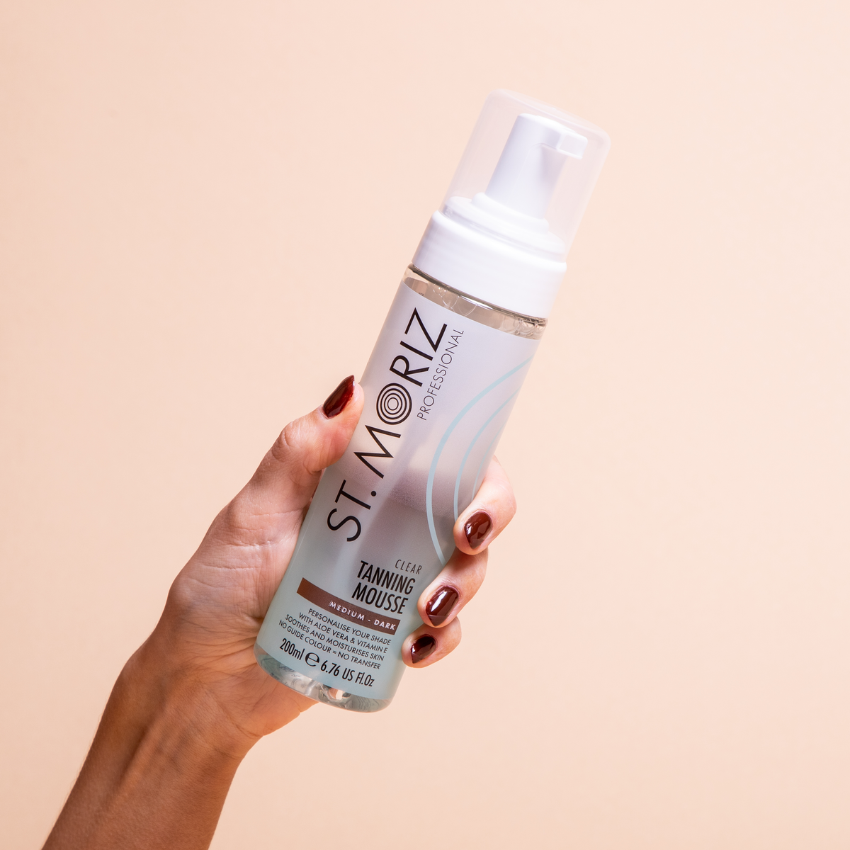 St. Moriz Professional Gradual Self Tanning Clear Mousse, Medium